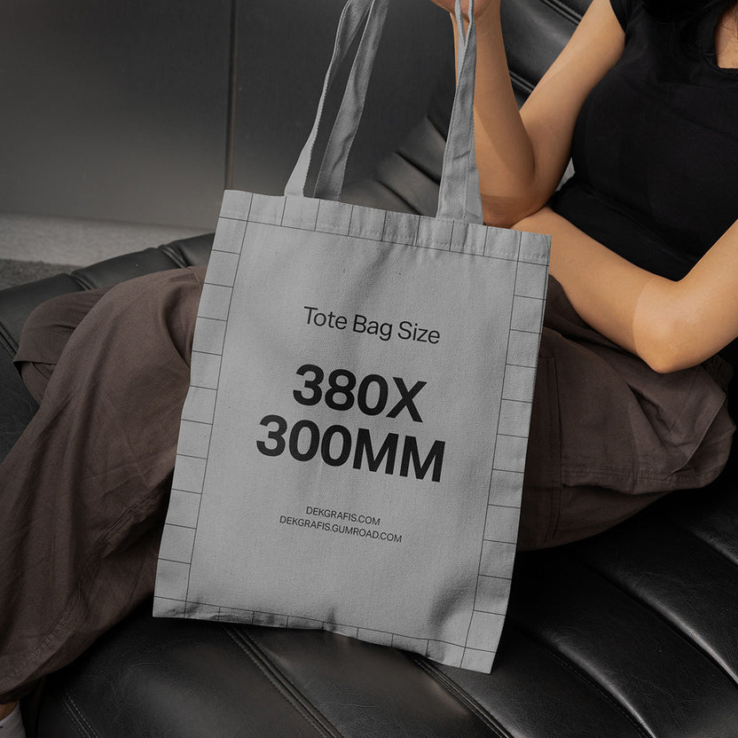 Free Tote Bag Mockup Mono 01 – DEKGRAFIS