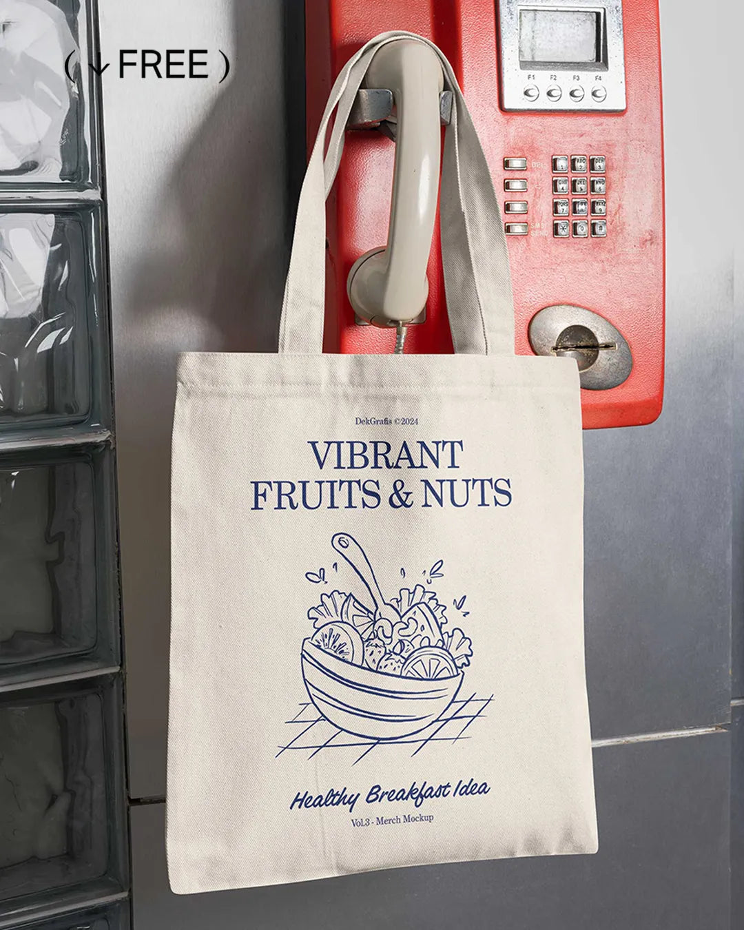 Free Tote Bag Vol.3 Merch Mockup 02 – DEKGRAFIS
